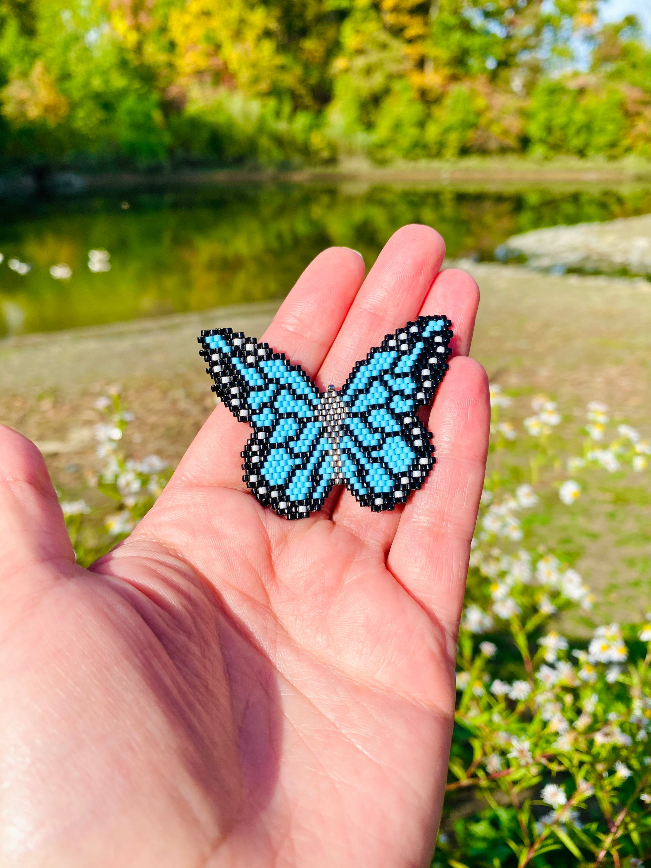 Craft Supplies & Tools PDF pattern Bead Cute Charm Beading Pattern ...