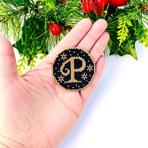 Peyote Stitch or Brick Stitch Pattern Letter P Digital Download - Etsy