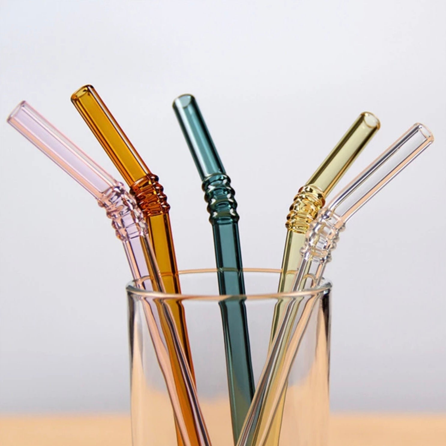 Glass Drinking Straw Cocktailmilktea