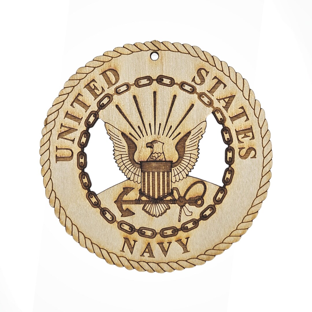 US Navy Ornament, US Navy Gifts for Veterans, Men, Women, US Navy ...