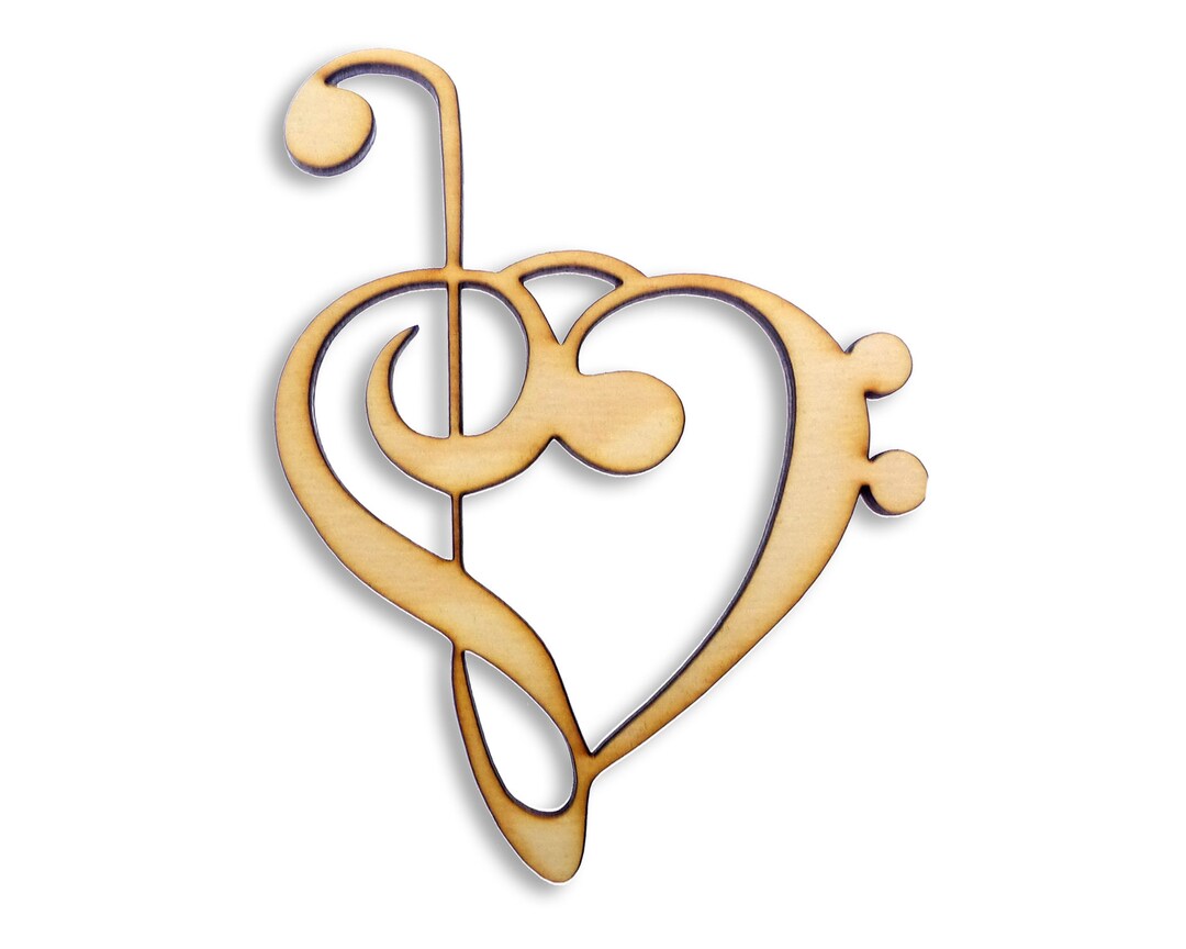 Personalized Treble and Bass Clef Ornament Music Teacher - Etsy