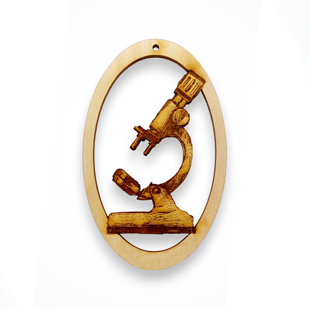 Personalized Microscope Ornament, Unique Gifts for Scientists, Science ...