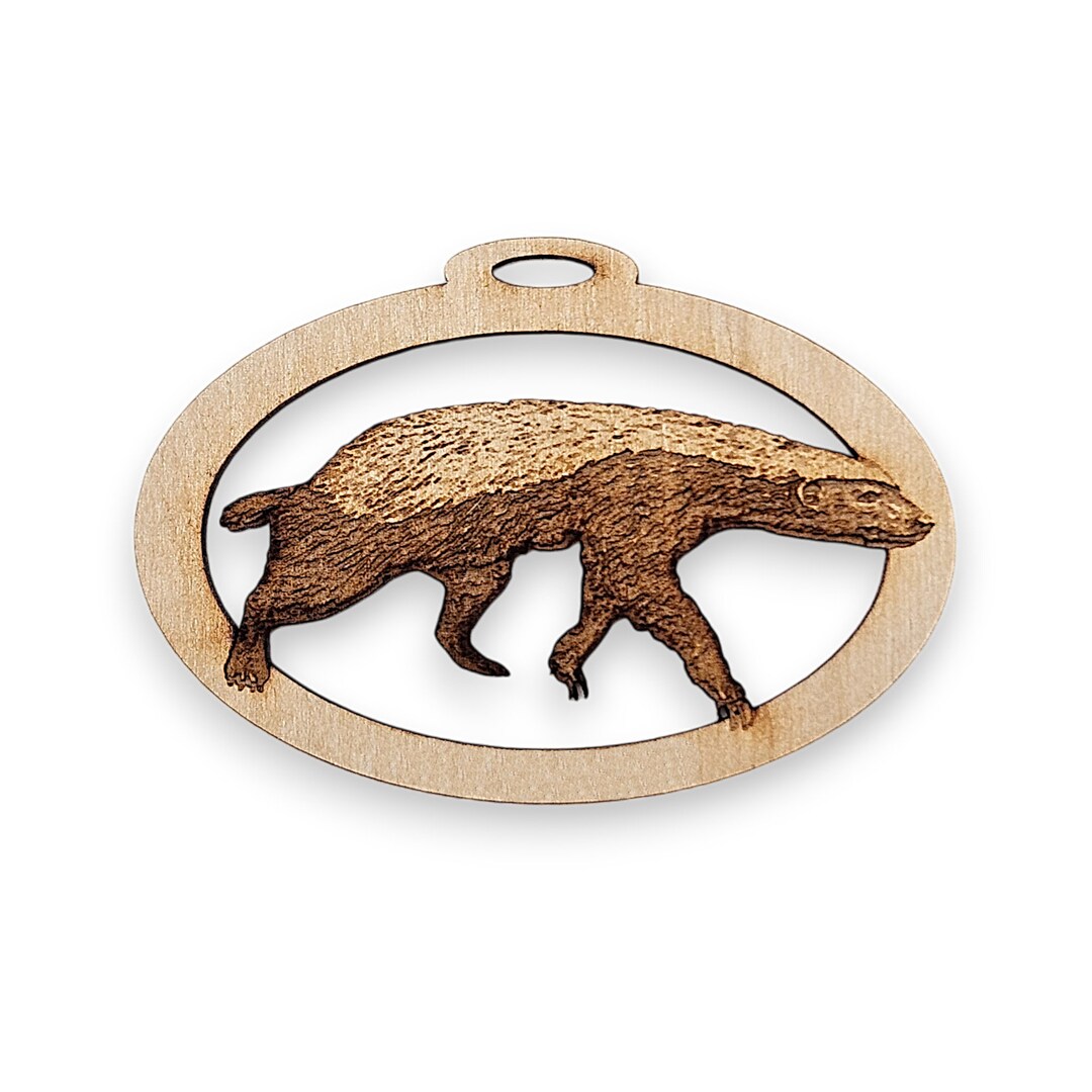 Personalized Honey Badger Ornament - Honey Badger Christmas Ornament ...