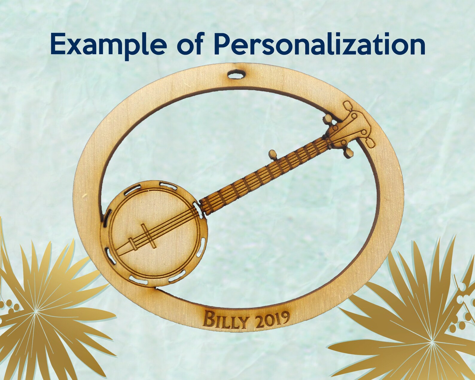 Personalized Banjo Ornaments Banjo Christmas Ornament Banjo | Etsy