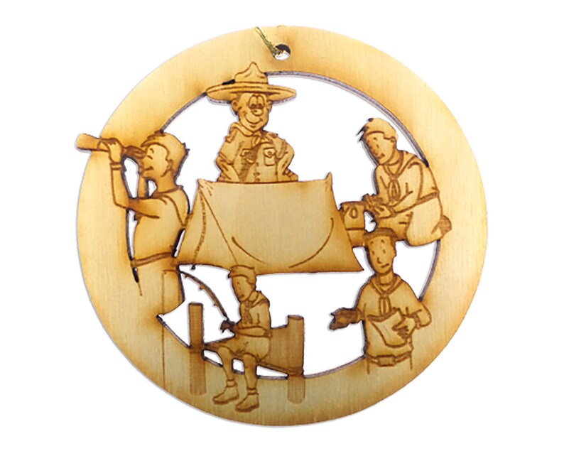 Personalized Scouting Ornament Scouting Christmas Ornaments | Etsy