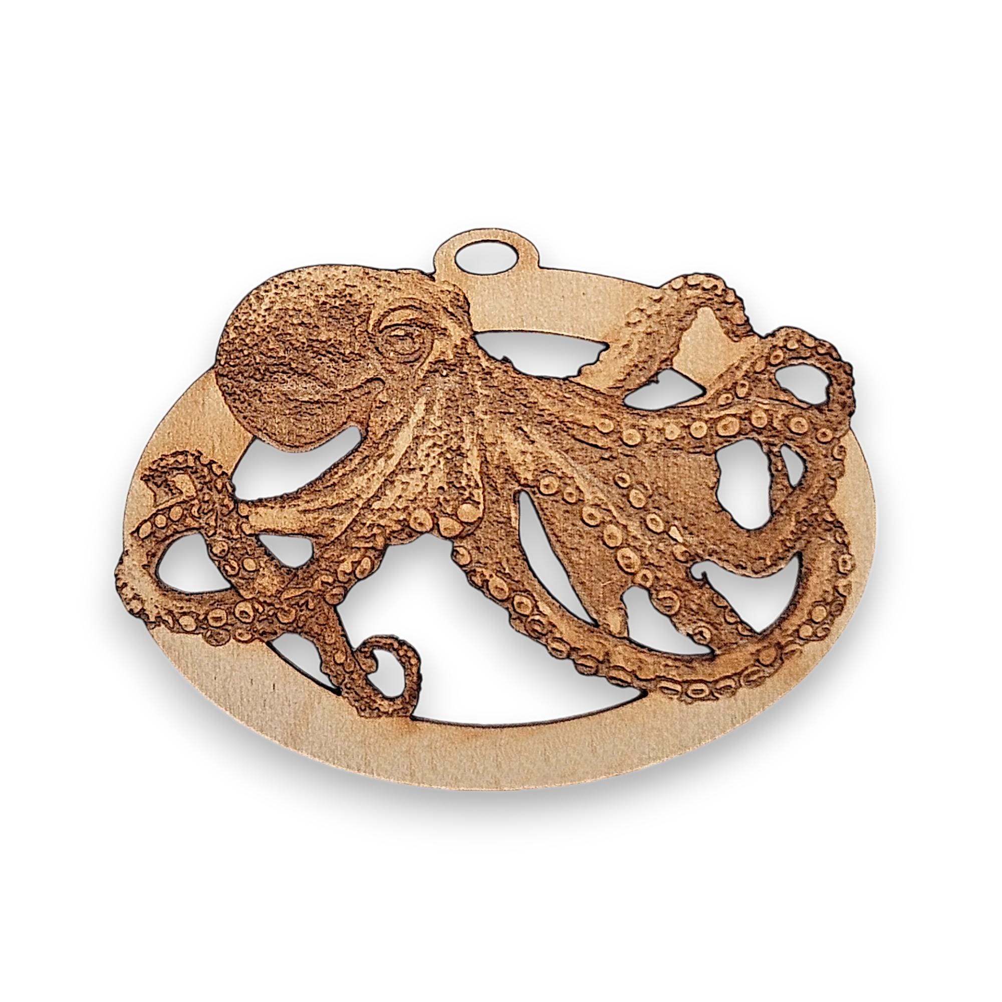 Octopus Ornaments, Personalized Octopus Christmas Ornament, Sea ...