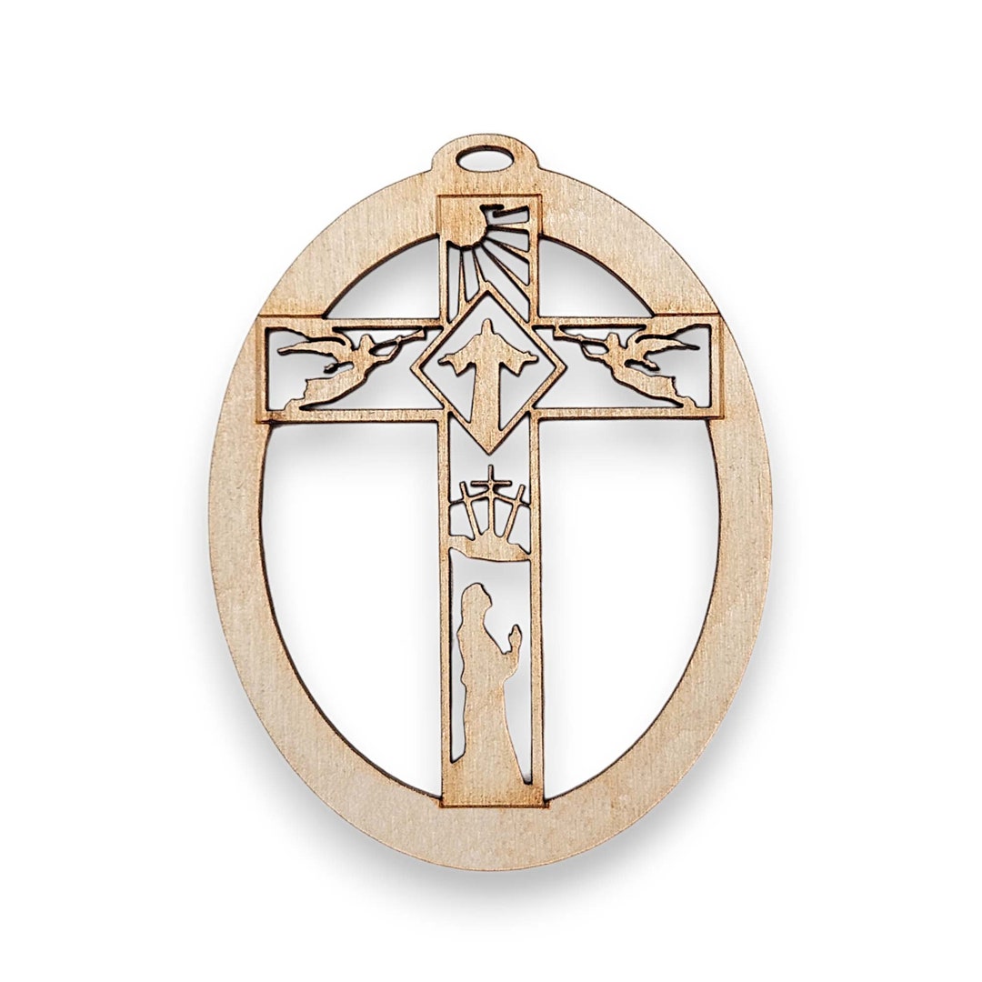 Cross Ornament, Jesus and Angels - Religious Gifts - Inspirational ...