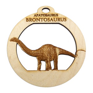 Personalized Brontosaurus Ornament - Dinosaur Ornament - Brontosaurus ...