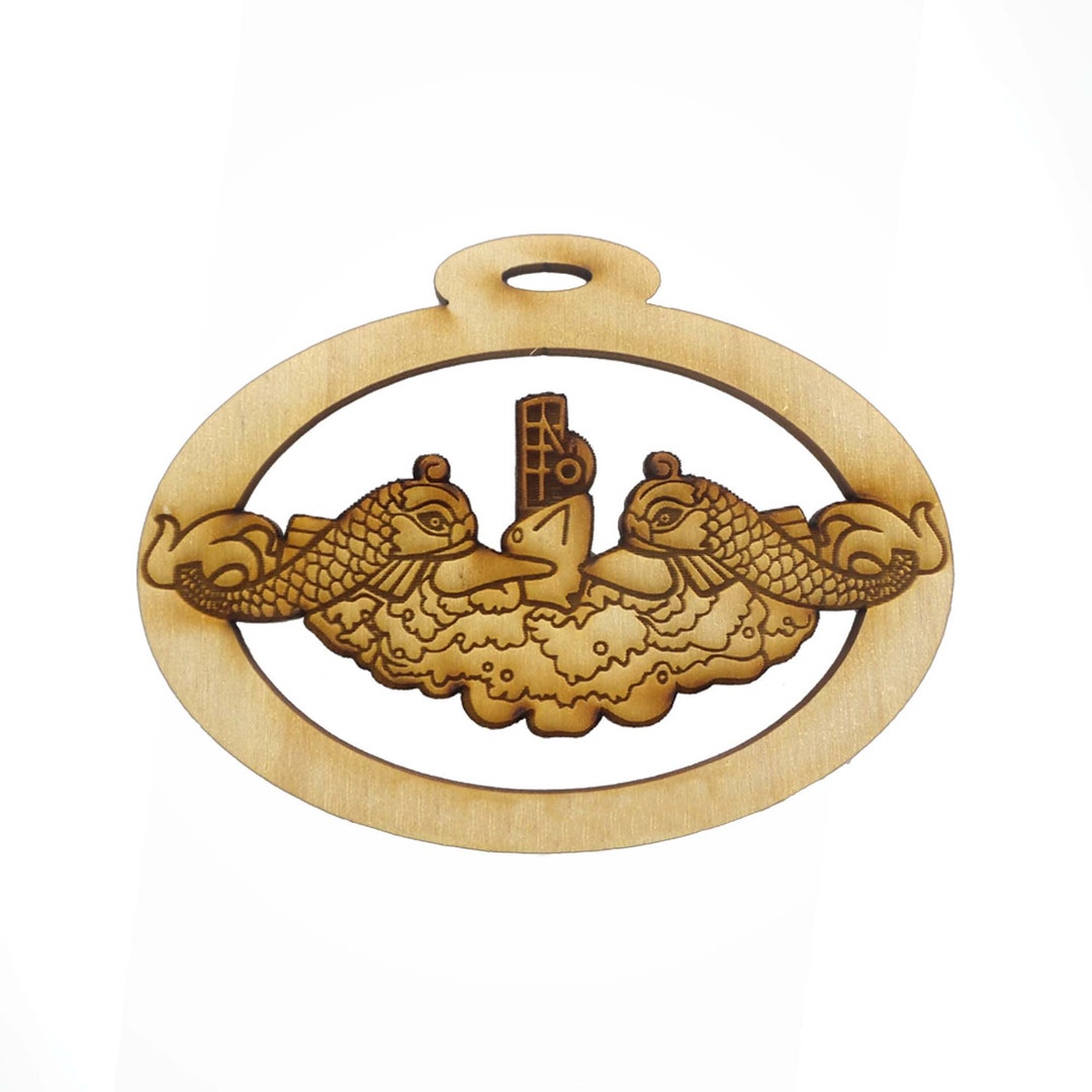 Personalized Navy Submarine Warfare Ornament - Submarine Specialist ...
