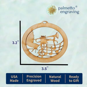 Personalized Trumpet Player Ornament - Trumpet Player Ornaments ...