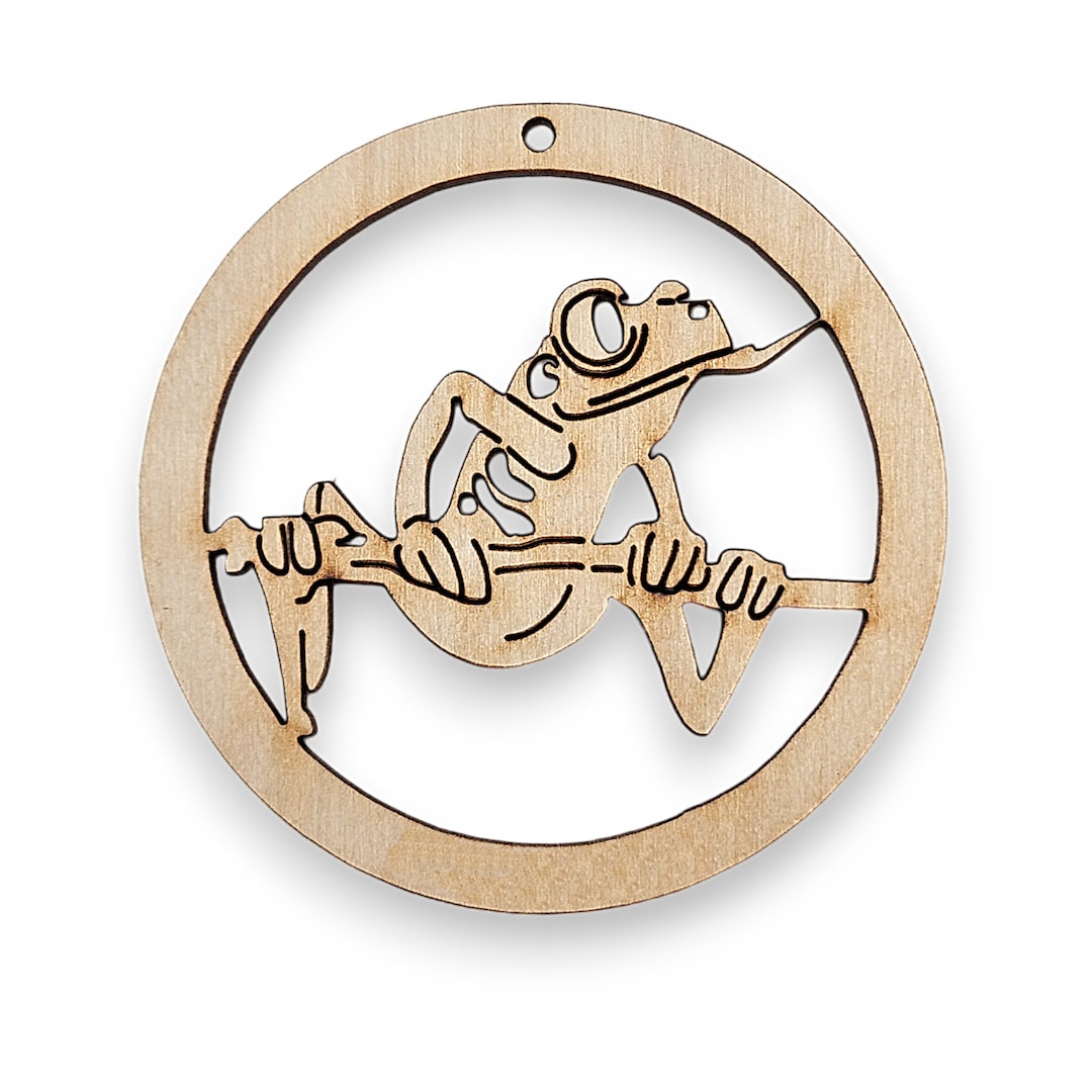 Personalized Tree Frog Ornament - Frog Christmas Ornaments - Unique ...