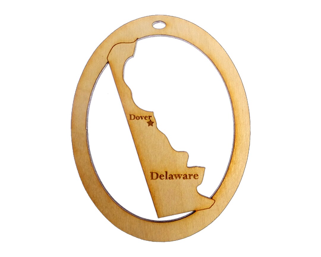 Personalized Delaware Ornament Delaware State Ornament - Etsy