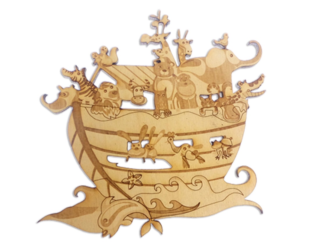 Personalized Noah's Ark Ornament Noah's Ark Decoration Noah's Ark Gift ...
