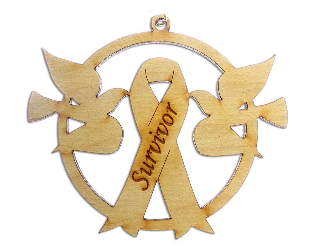 Personalized Survivor Ribbon Ornament Survivor Ribbon Gift - Etsy