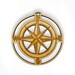 Personalized Compass Ornament - Compass Ornaments - Nautical Ornament ...