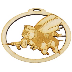 Personalized Seabee Warfare Ornament, Navy Seabee Ornament, Gift for ...