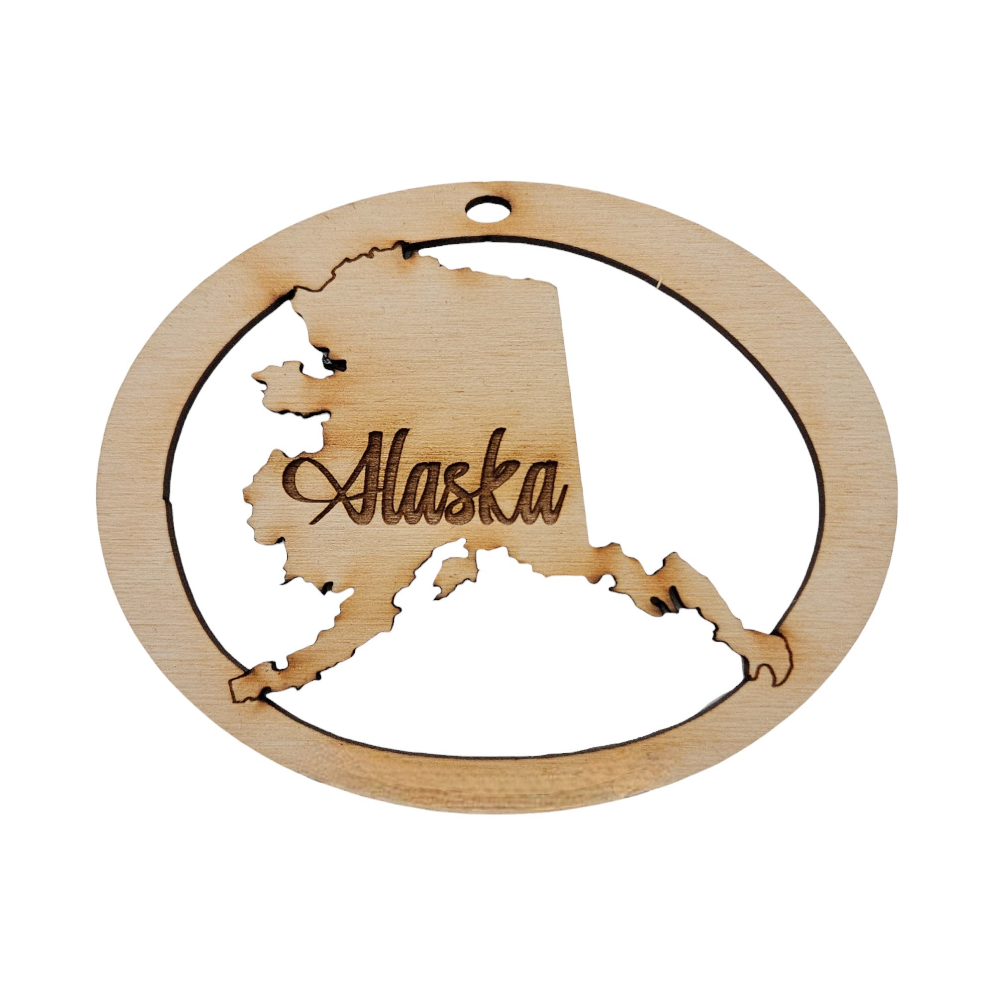 Personalized Alaska Ornament for Christmas Tree, Last Frontier ...
