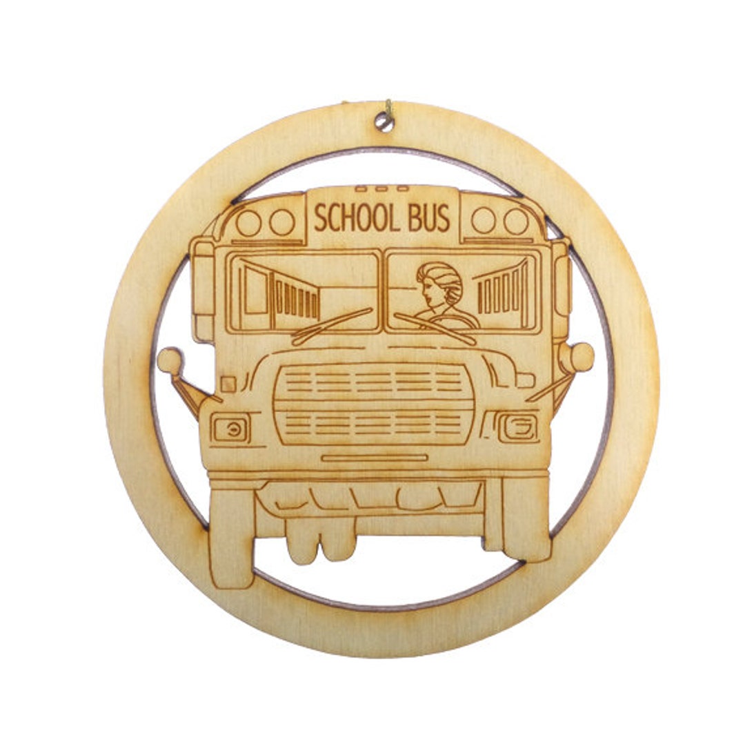 Personalized Bus Driver Ornament Female Bus Driver Gift - Etsy