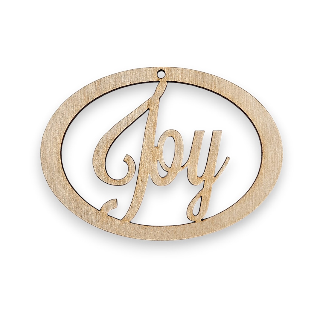 Personalized Joy Ornament - Joy Ornaments - Joy Decorations - Joy Decor ...