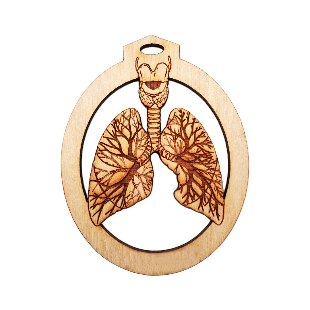Personalized Lung Ornament | Lung Transplant Ornament | Respiratory ...
