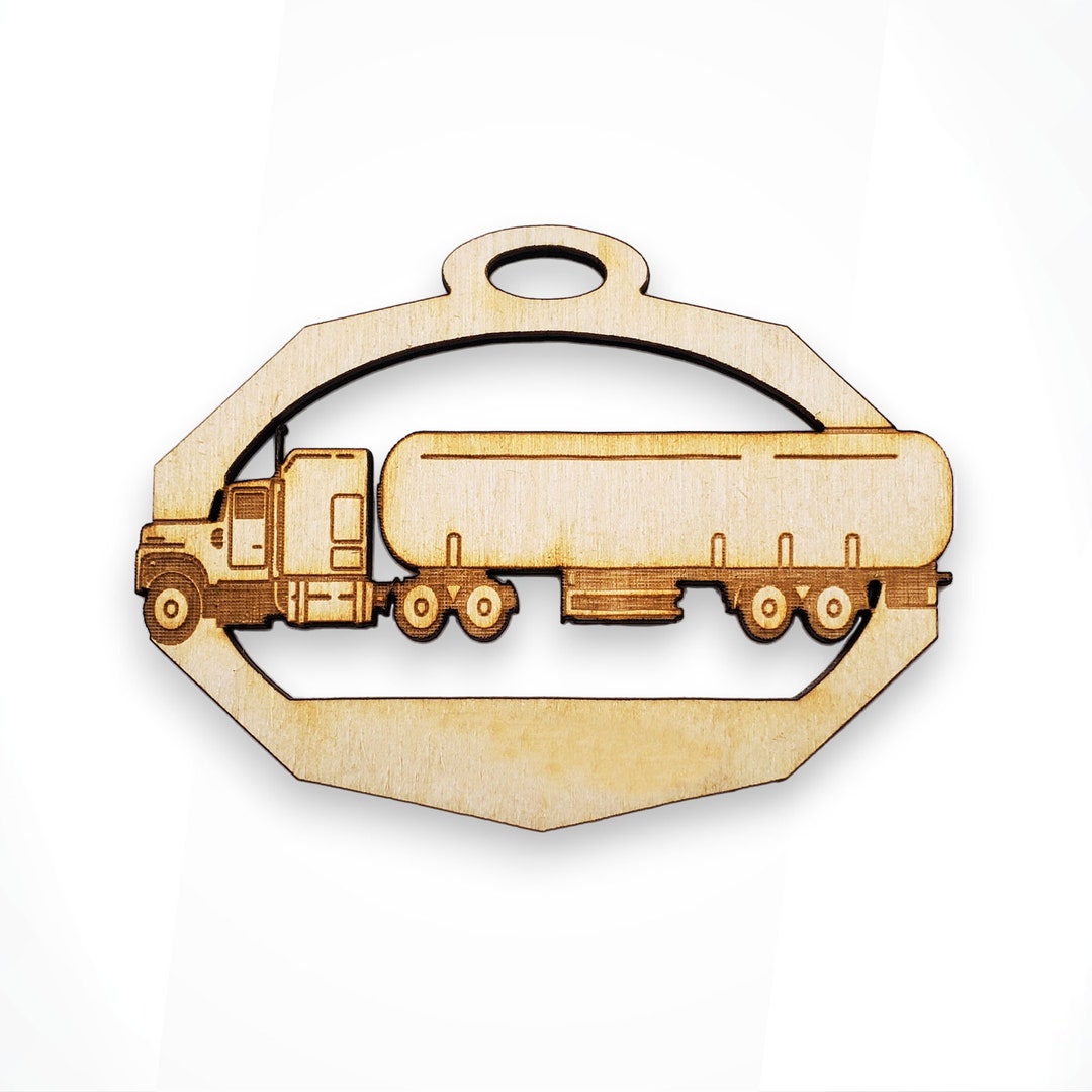 Personalized Tanker Truck Ornament | Tanker Truck Driver Gift ...
