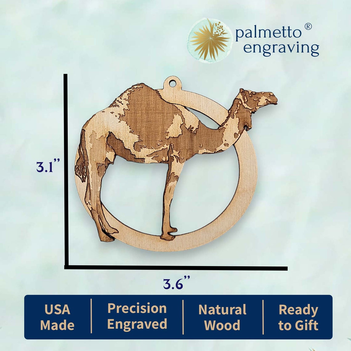 Personalized Camel Christmas Ornament - Camel Ornament - Etsy