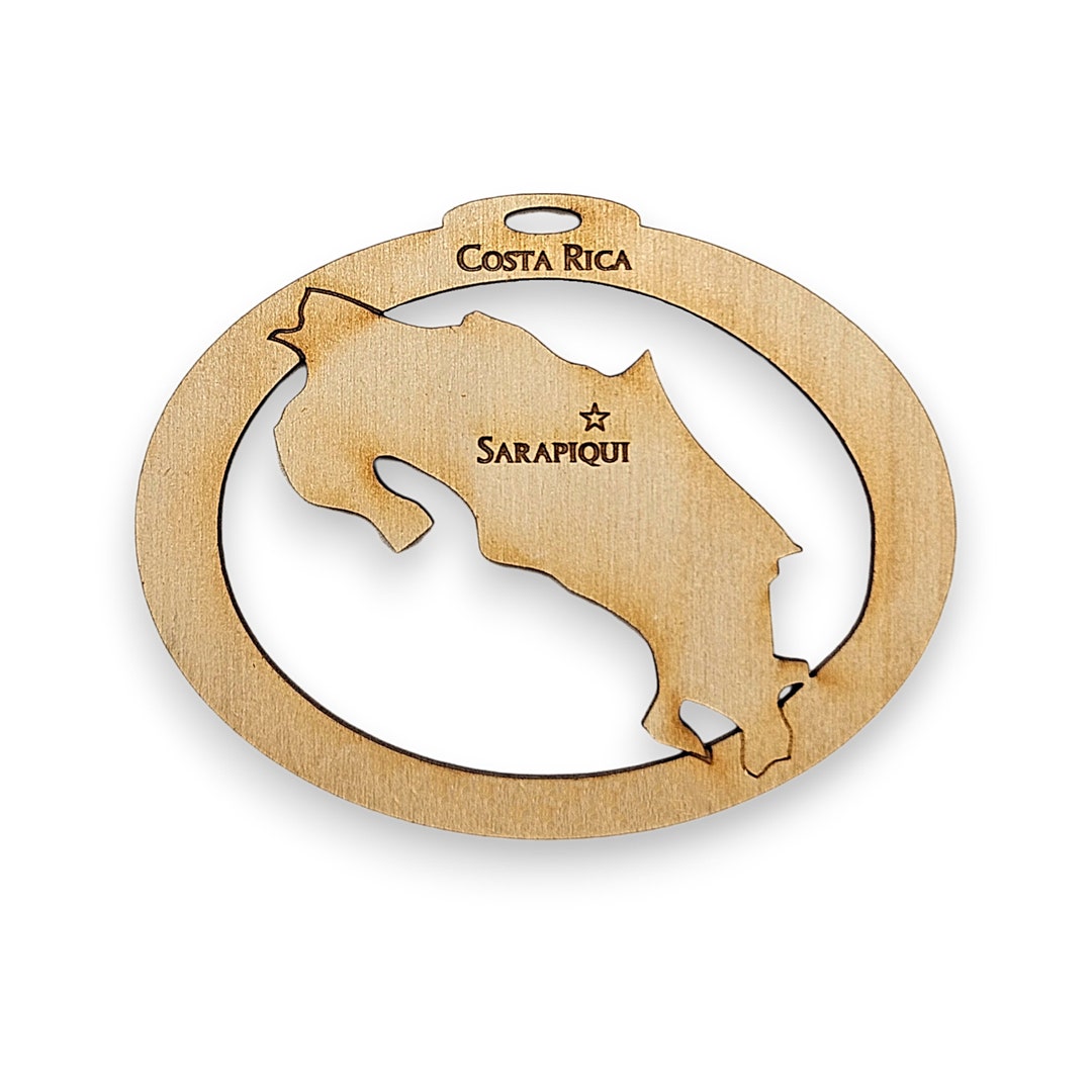 Personalized Costa Rica Ornament, Costa Rica Christmas Ornament, Unique ...