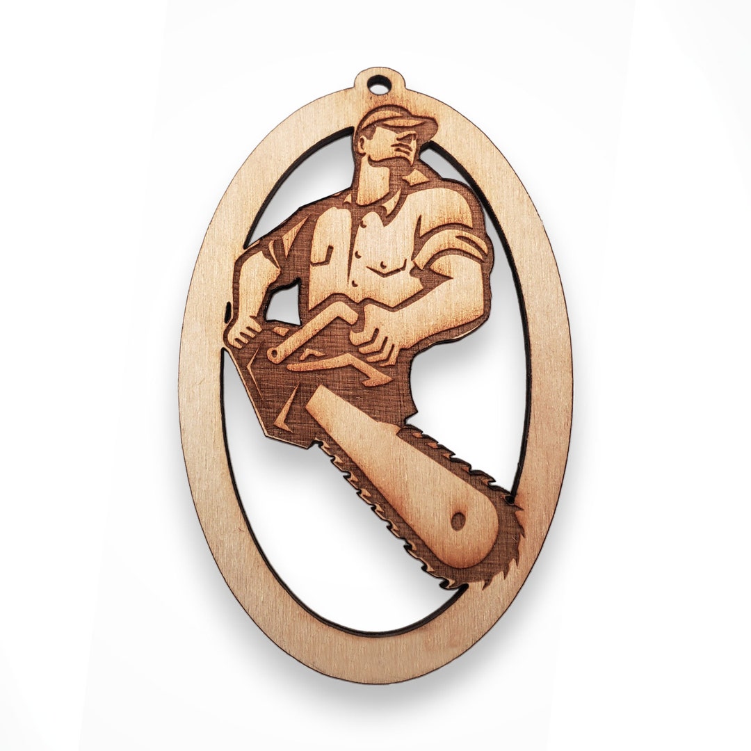 Personalized Lumberjack Christmas Ornament | Gifts for Loggers ...