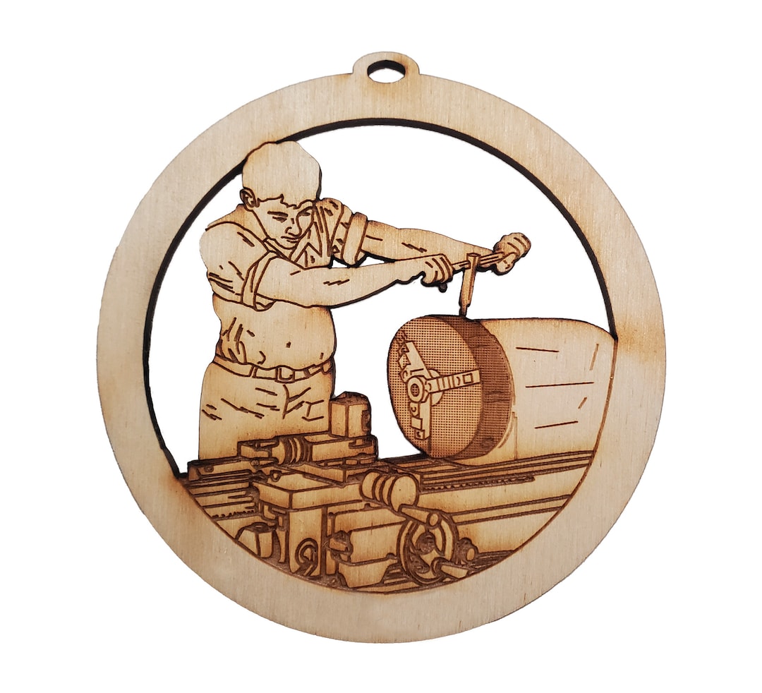 Personalized Machinist Ornament Machinist Gifts Gift for Machinist ...