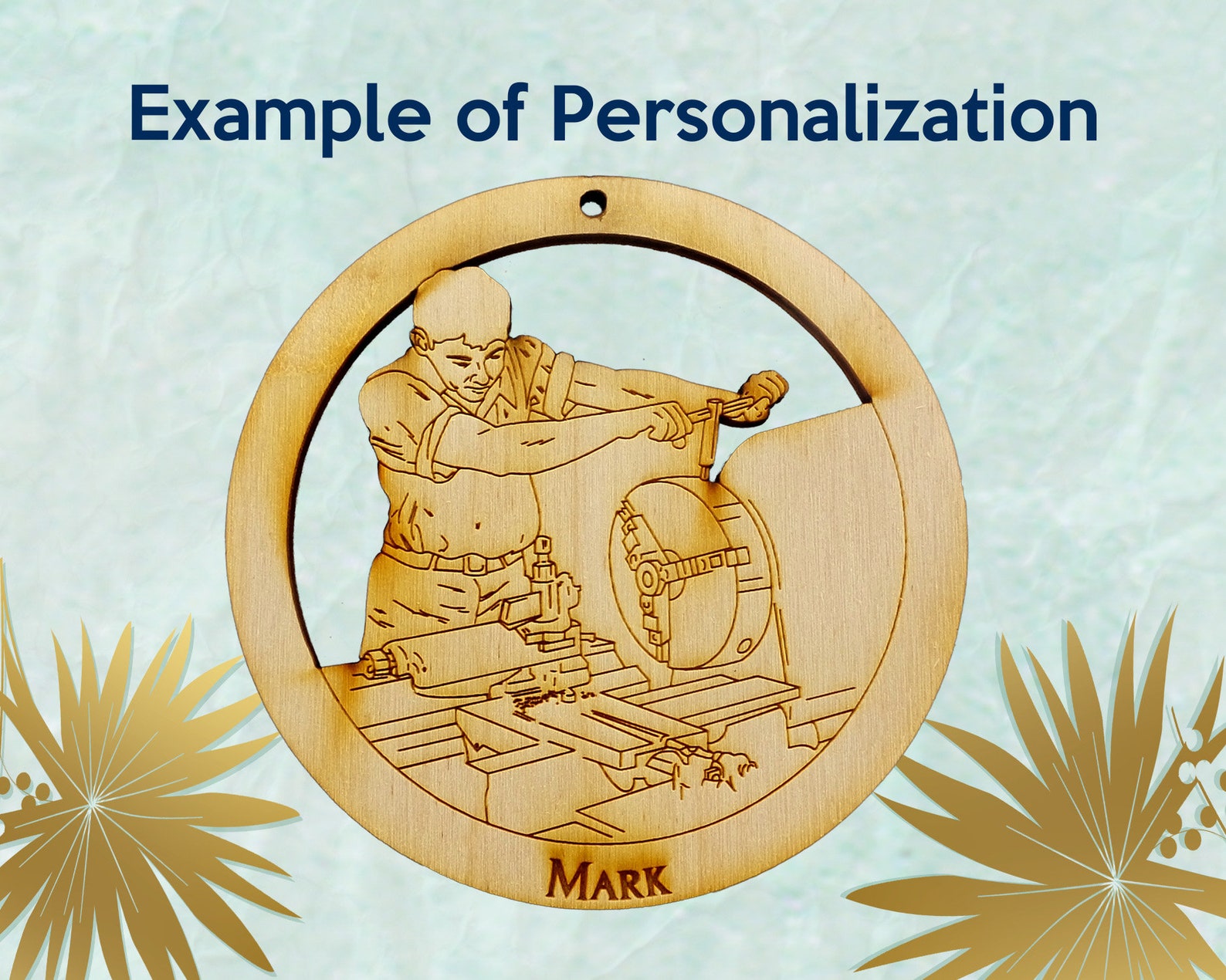 Personalized Machinist Ornament Machinist Gifts Gift for - Etsy