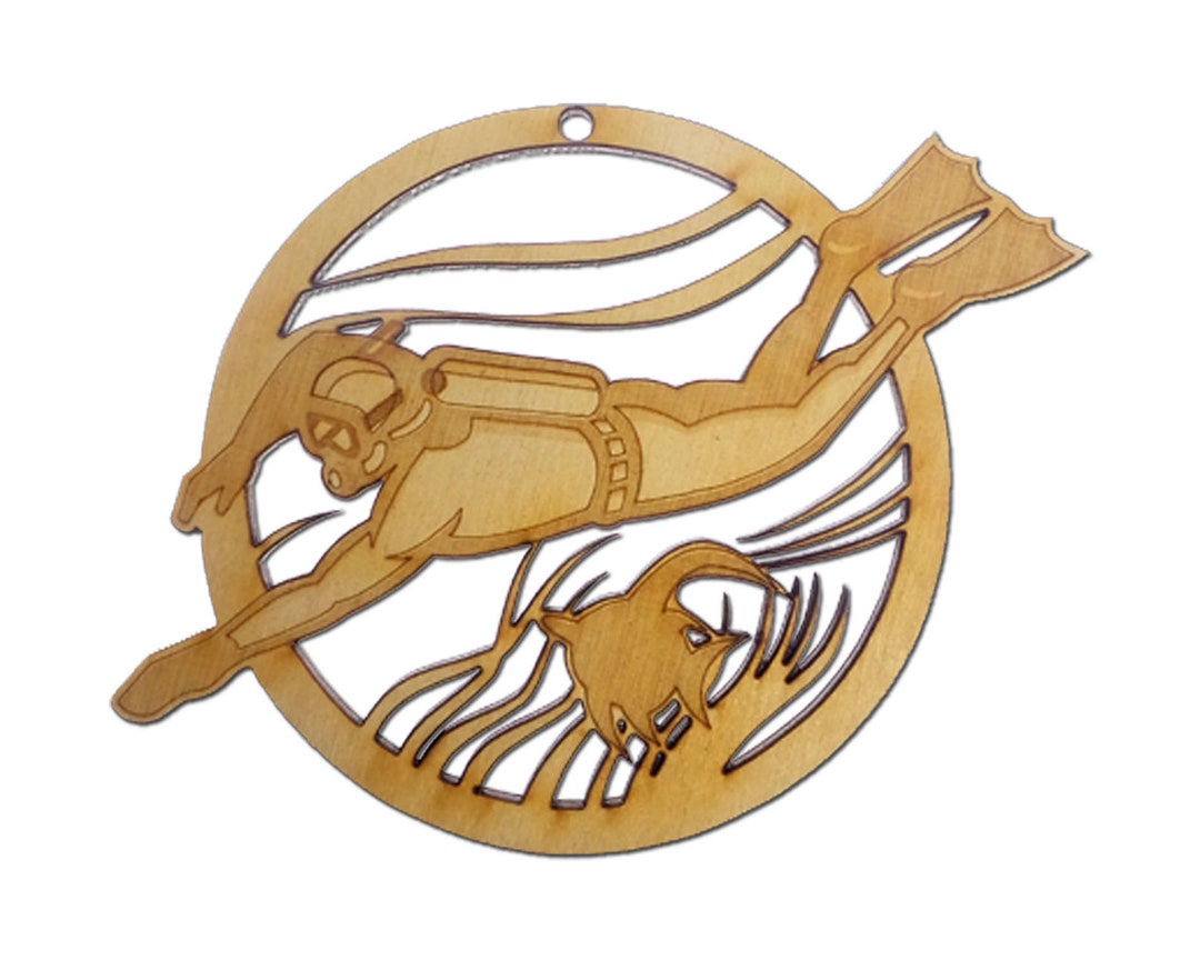 Personalized Scuba Diver Ornament Scuba Diver Christmas - Etsy