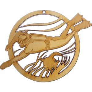 Personalized Scuba Diver Ornament Scuba Diver Christmas - Etsy