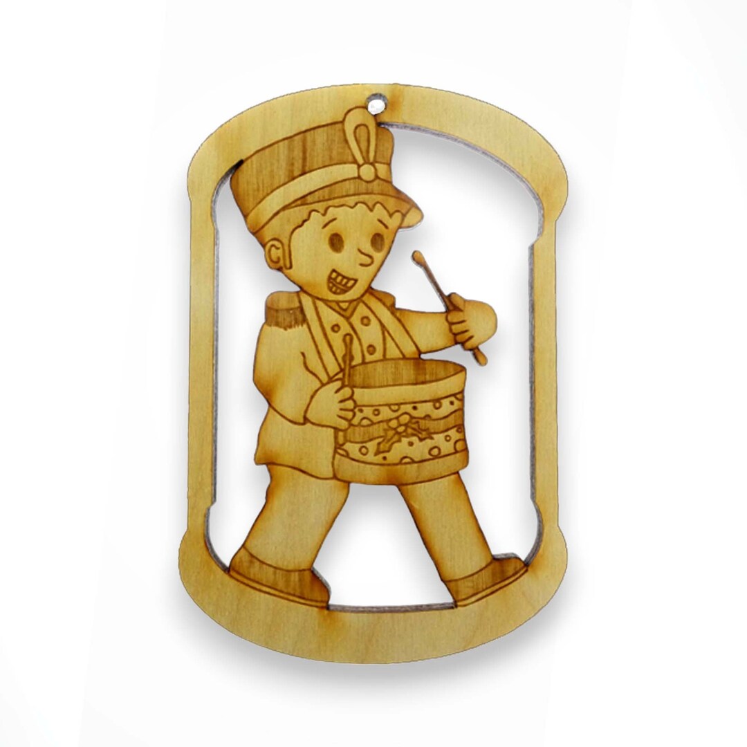 Personalized Drummer Boy Christmas Tree Ornaments - Drummer Boy ...