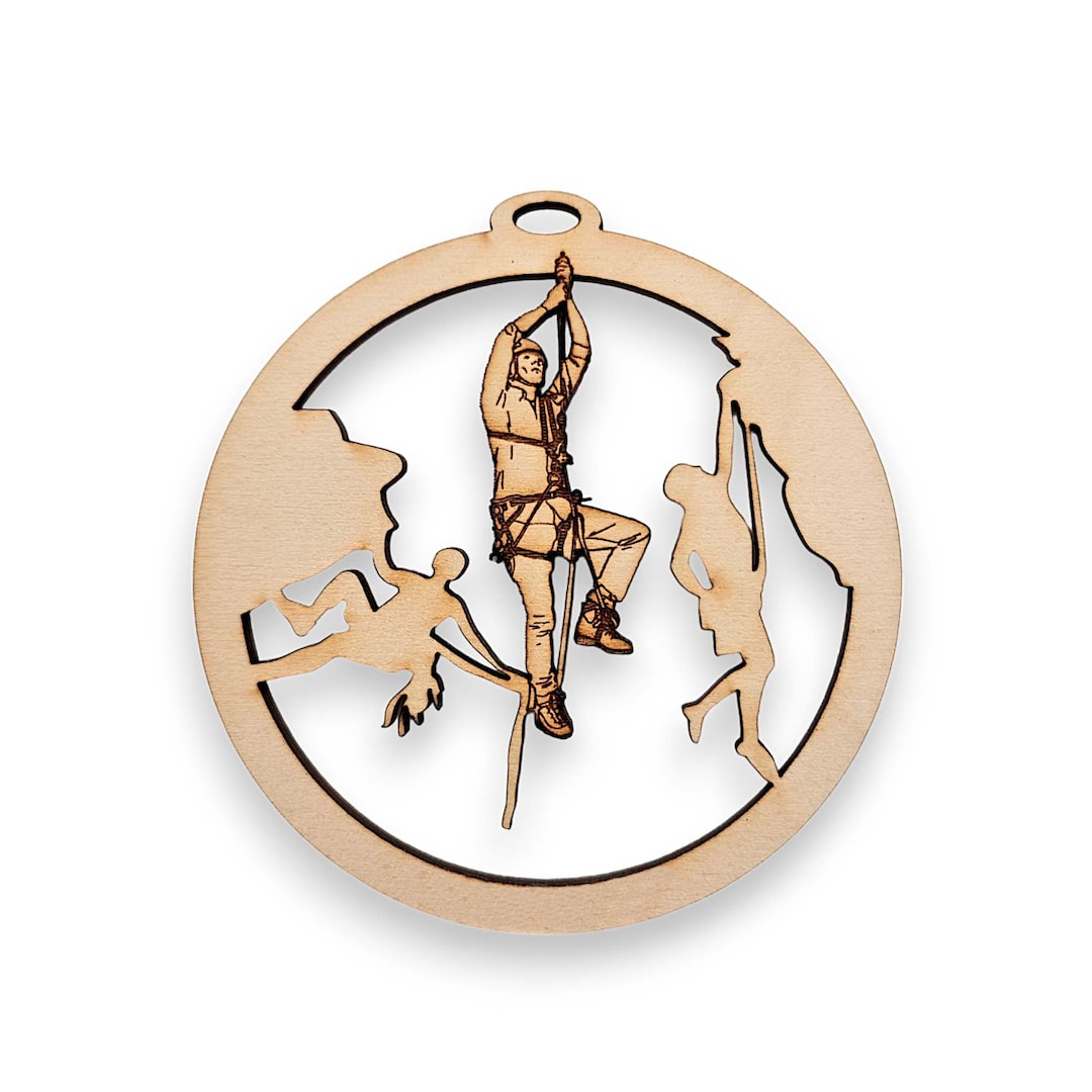 Rock Climbing Ornament | Personalized Gifts for Climbers | Rock ...