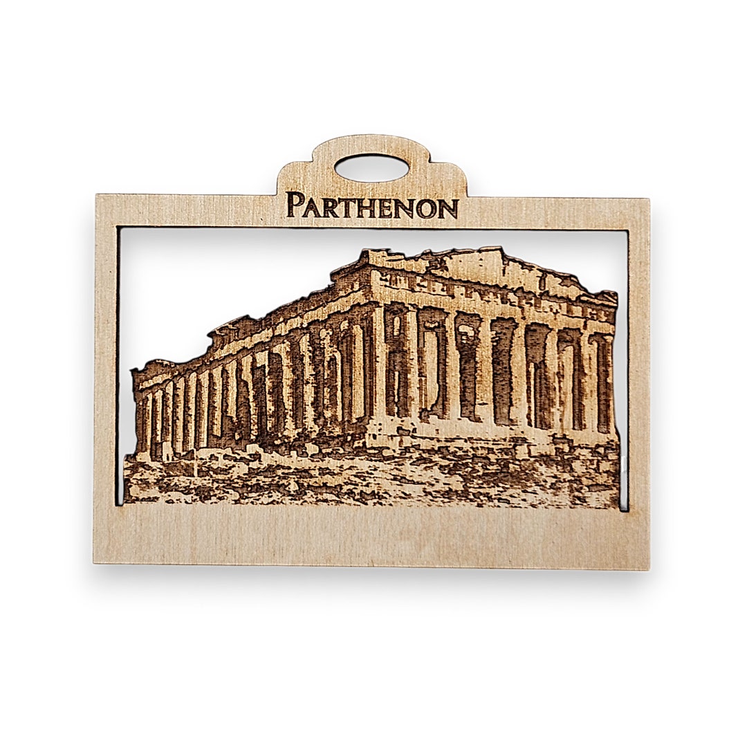 Personalized Parthenon Ornament - Greece Christmas Ornament - Greece ...