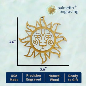 Sun Ornament - Sun Gift - Sun Decoration - Sun Ornaments - Sun Art ...