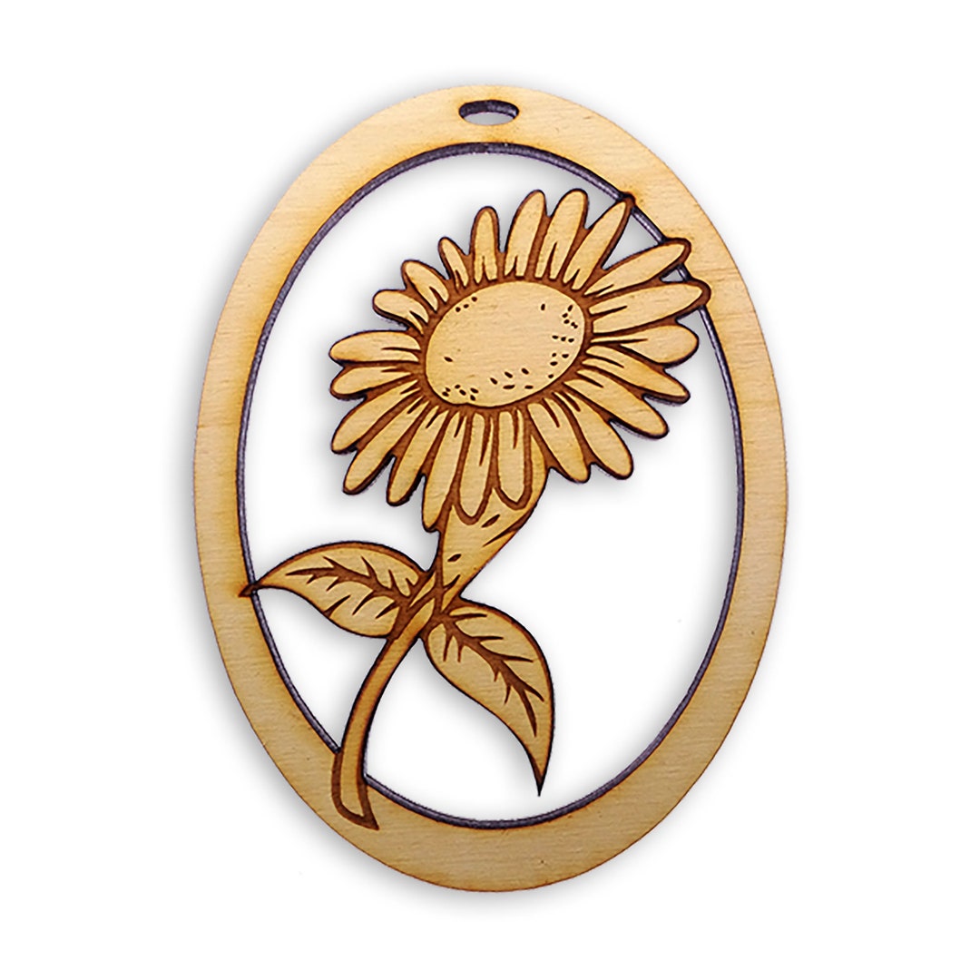 Personalized Sunflower Ornament Sunflower Ornaments - Etsy