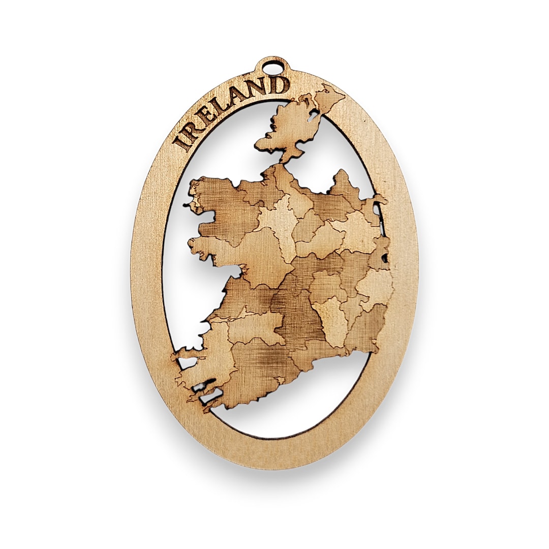 Personalized Ireland Ornament | Ireland Christmas Ornament | Ireland ...