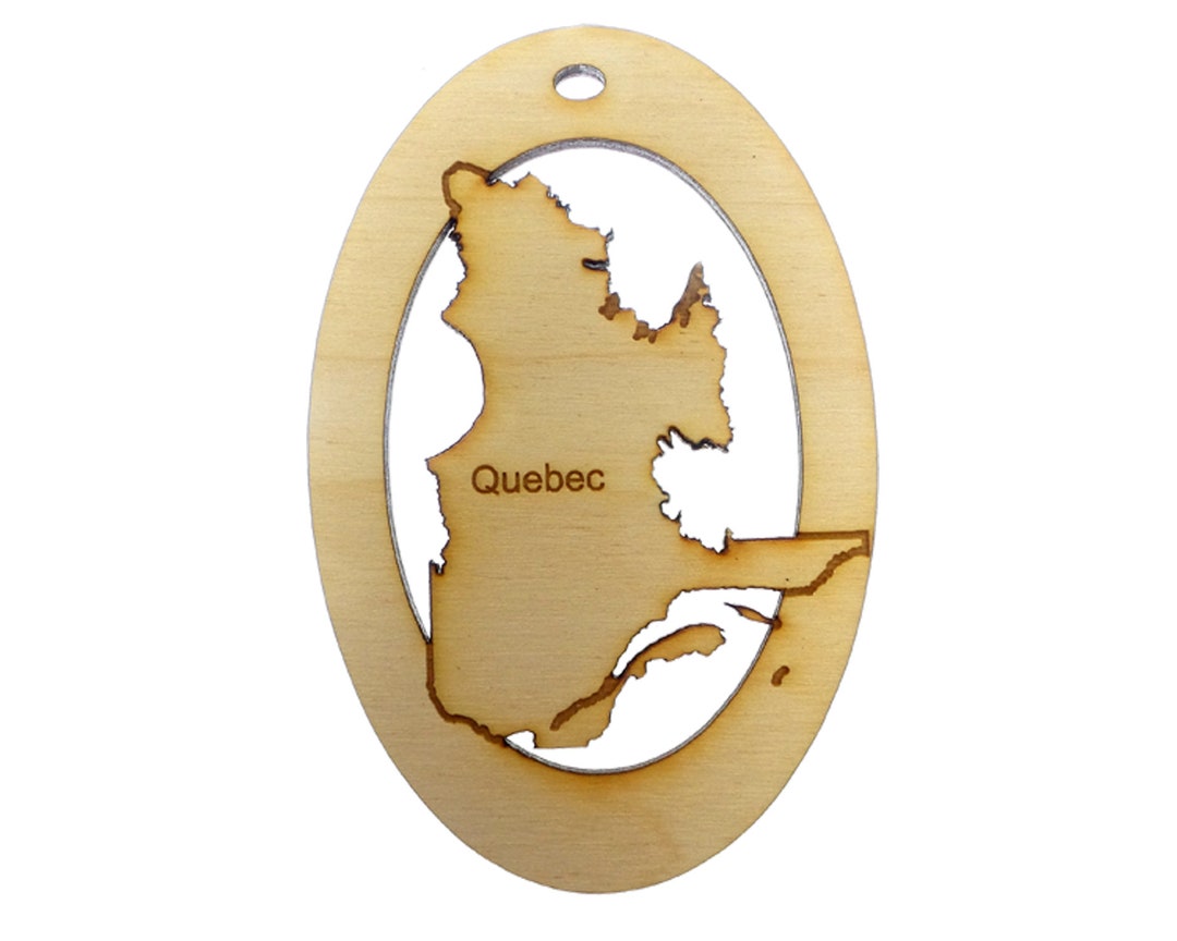 Personalized Quebec Ornament, Quebec Christmas Ornament, Quebec Canada ...