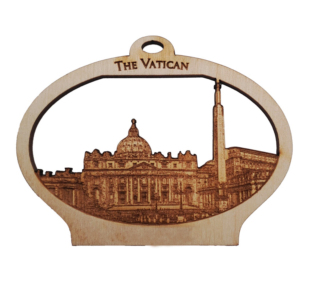 Personalized Vatican Christmas Ornament, Unique Vatican City Souvenirs ...