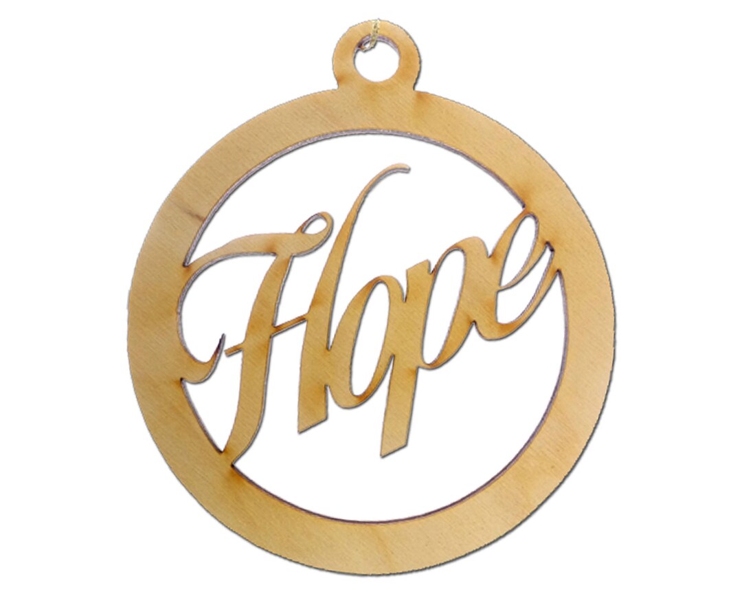 Personalized Hope Ornament Hope Christmas Gift Hope Gift - Etsy