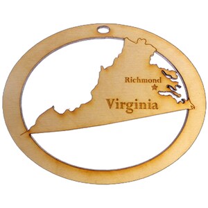 Personalized Virginia Ornament Virginia State Ornament - Etsy