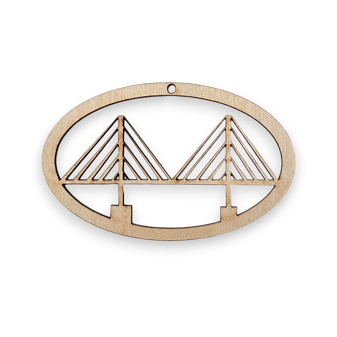 Personalized Bridge Ornament, Unique Bridge Christmas Ornaments ...