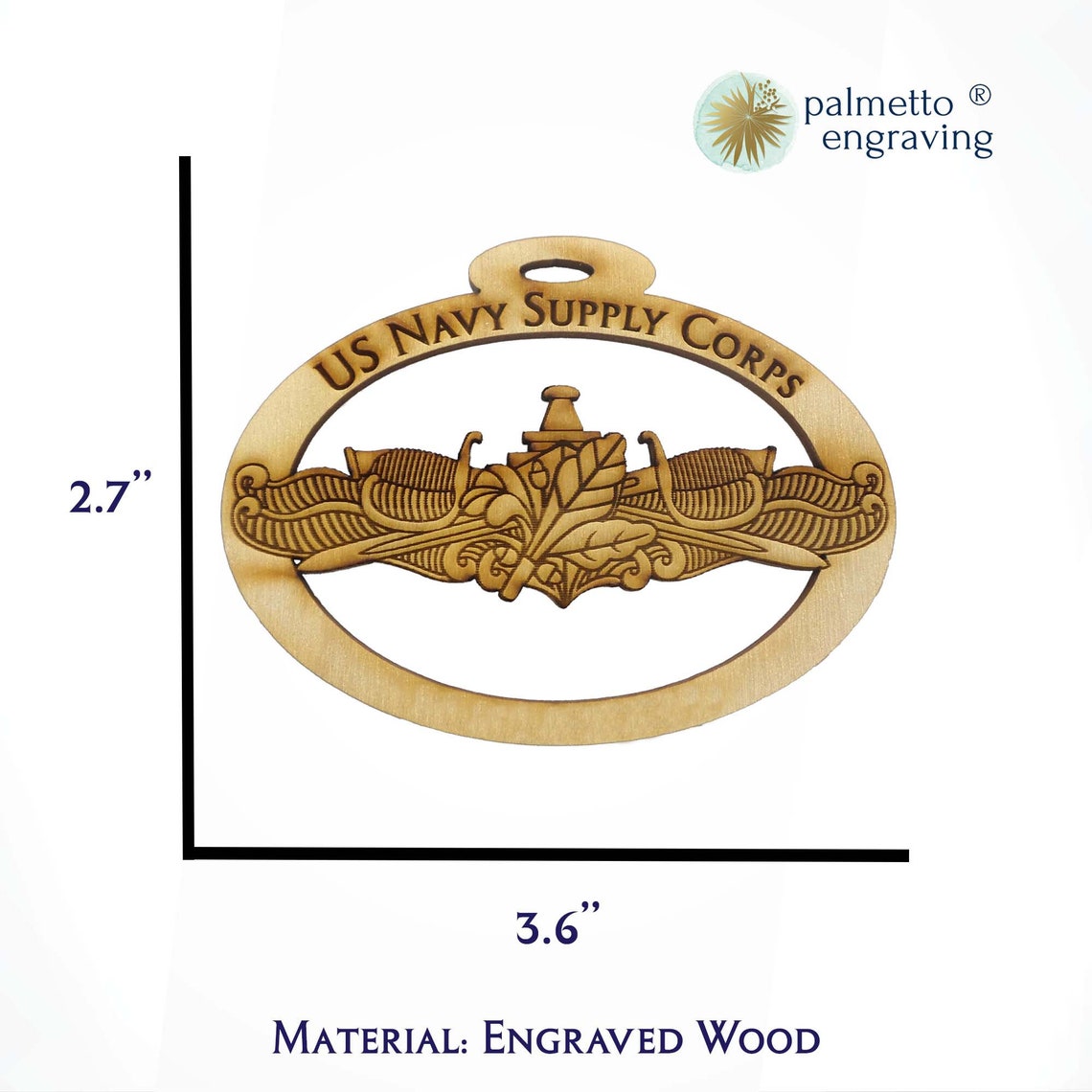 Personalized Navy Surface Warfare Ornament - ESWS Gift - Navy Surface ...