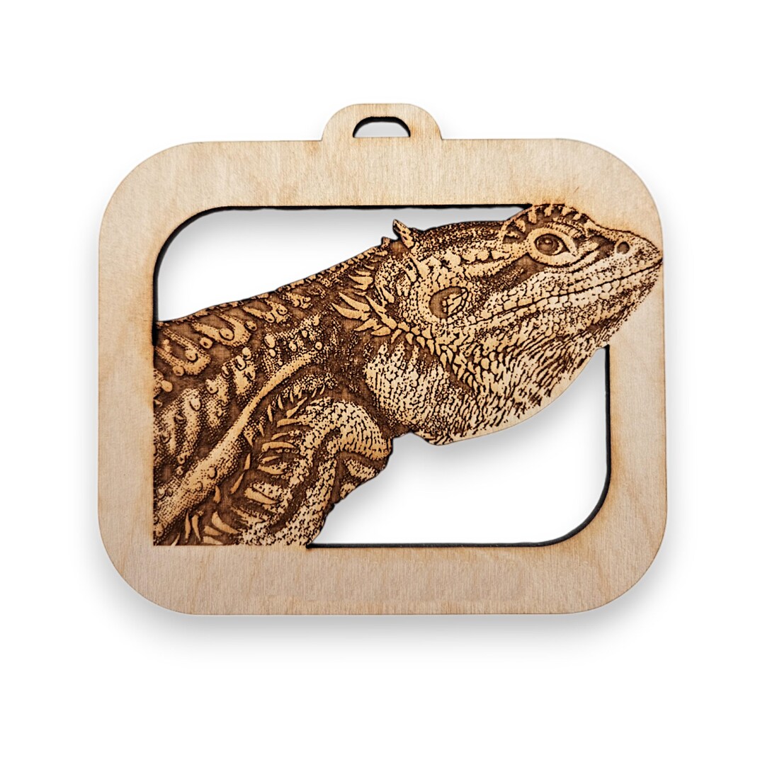 Personalized Bearded Dragon Christmas Ornament | Bearded Dragon Gifts ...