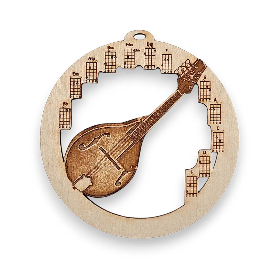 Mandolin Christmas Ornaments, Personalized Ornaments for Christmas Tree ...