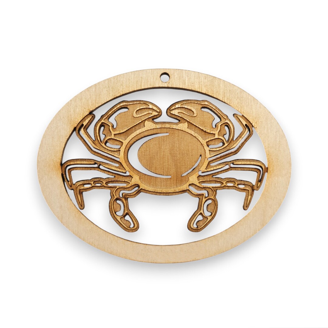 Personalized Crab Ornament, Crab Christmas Ornaments, Crab Decor, Crab ...