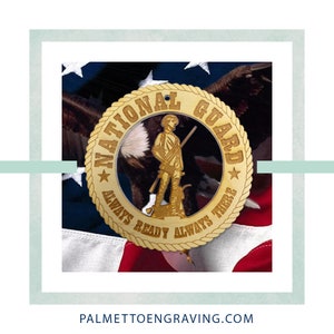 National Guard Ornament, National Guard Christmas Ornaments, National ...