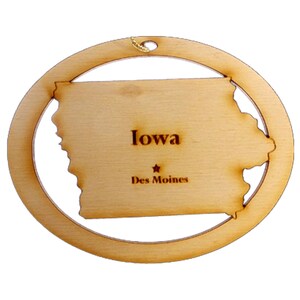 Personalized Iowa Ornament Iowa State Ornament Iowa Gift - Etsy