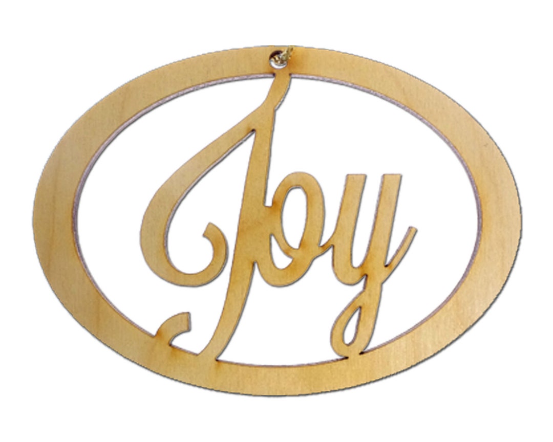 Personalized Joy Ornament Joy Ornaments Joy Decorations Joy Decor Joy ...